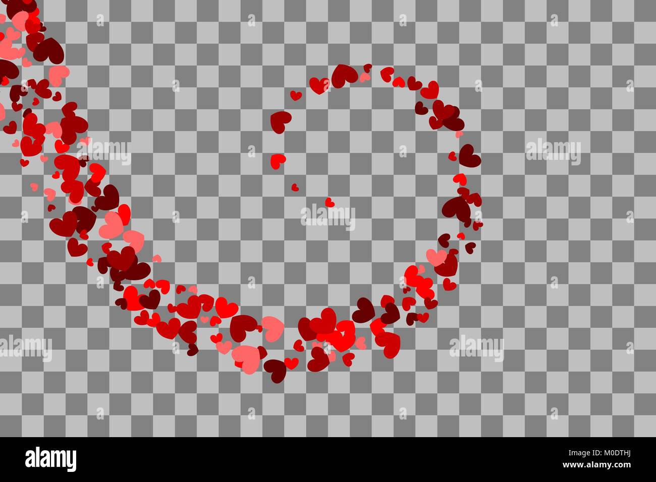 Random falling valentines day hi-res stock photography and images - Alamy