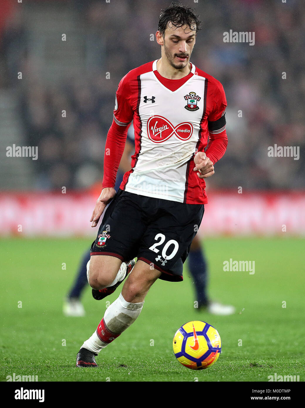 Southampton's Manolo Gabbiadini during the Premier League match at St ...