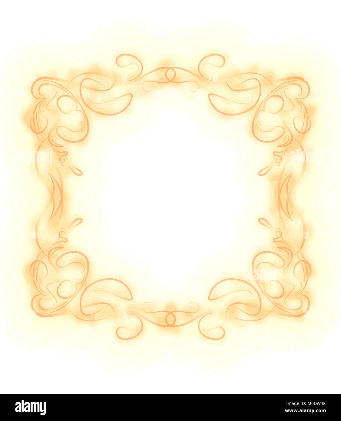 Blazing frame (vector Stock Vector Image & Art - Alamy
