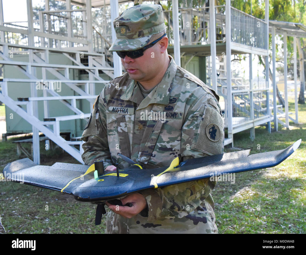 U.S. Army Maj. Stephen Austria Joint Task Force-Bravo, deputy engineer ...