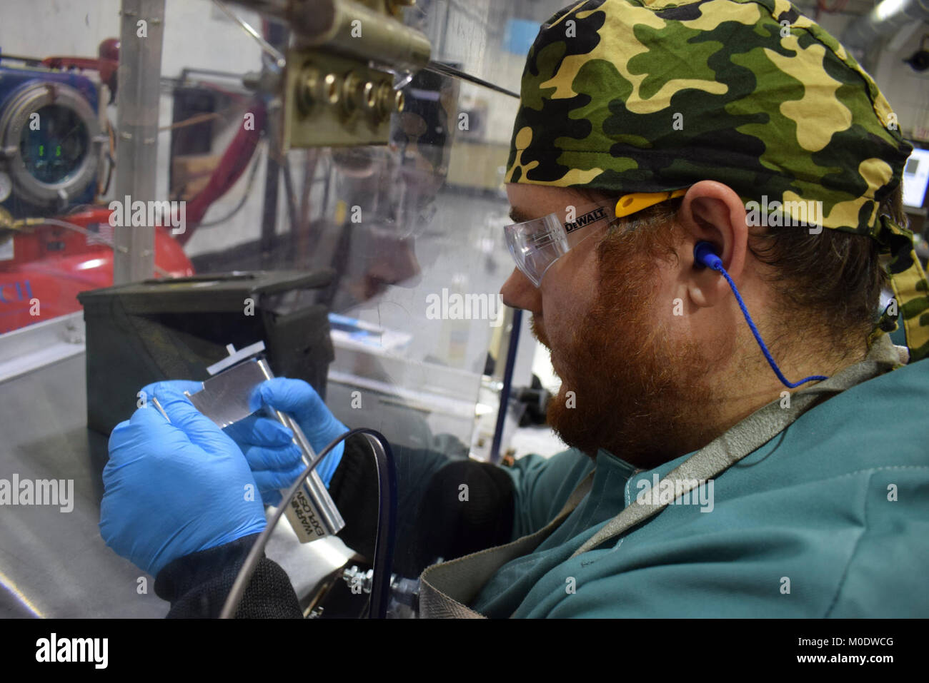 Crane Army Ammunition Activity employees renovate MJU 53B flares ...