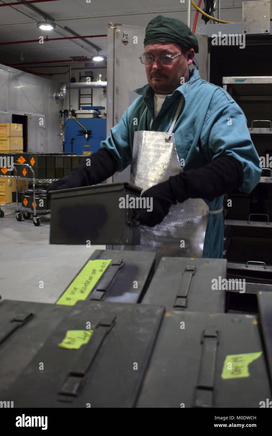 Crane Army Ammunition Activity employees renovate MJU 53B flares ...