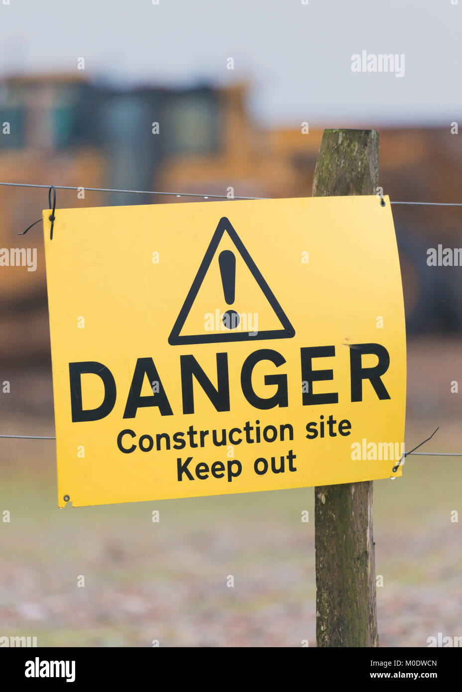 Construction site health safety building signage hi-res stock ...