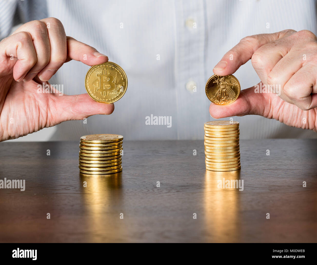 Coin comparison hi-res stock photography and images - Alamy