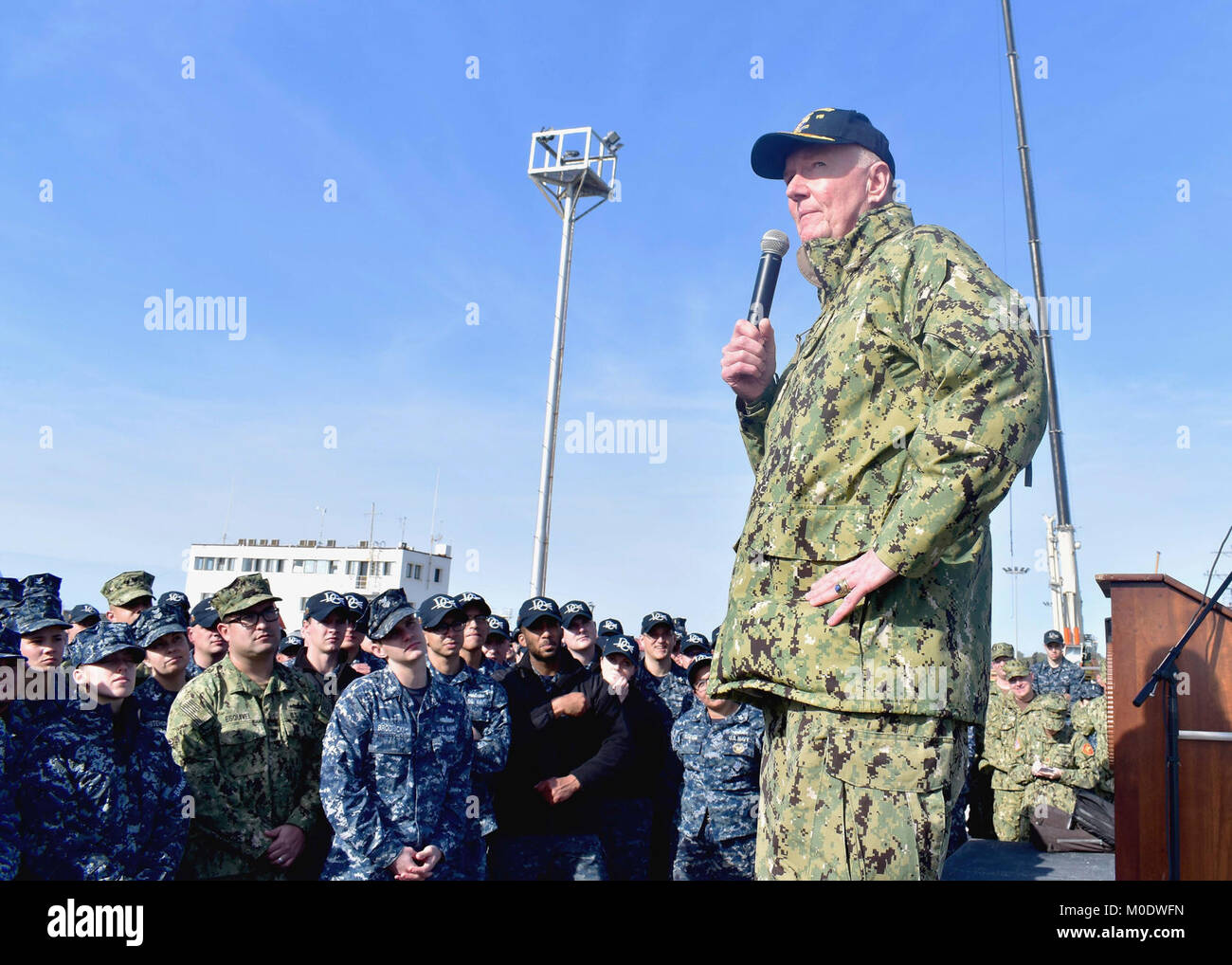 NAVAL STATION ROTA, Spain (Jan. 12, 2018) Commander, U.S. Naval Forces ...