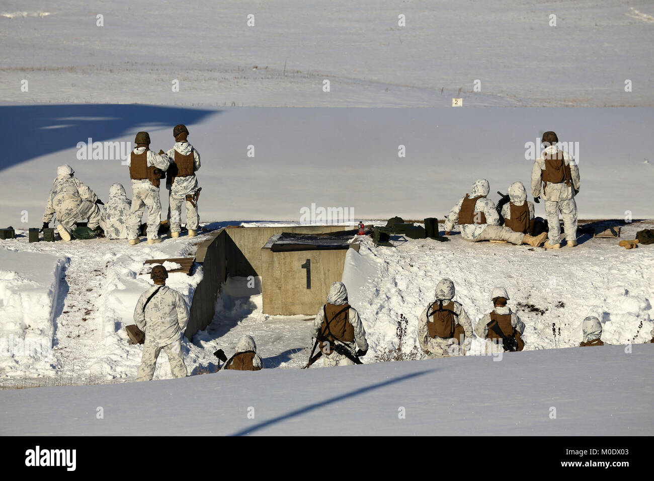 Marines at Fort McCoy for the 2nd Marine Air Wing's Ullr Shield ...