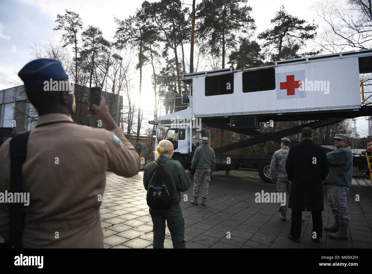 High deck patient loading platform hi-res stock photography and images ...