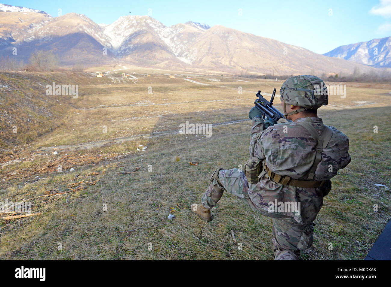 U.S. Army Paratrooper assigned to the 1st Battalion, 503rd Infantry ...