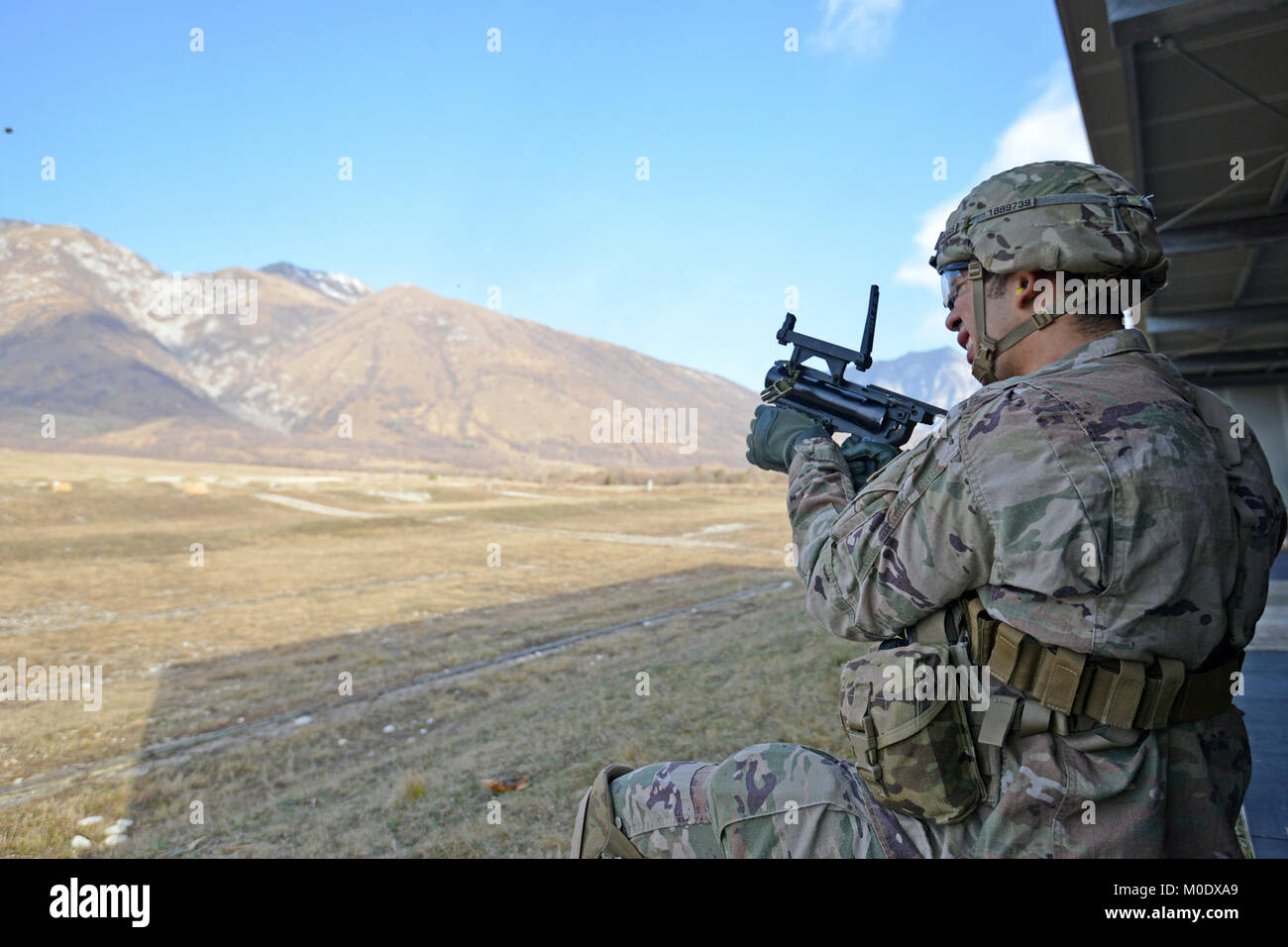 U.S. Army Paratrooper assigned to the 1st Battalion, 503rd Infantry ...