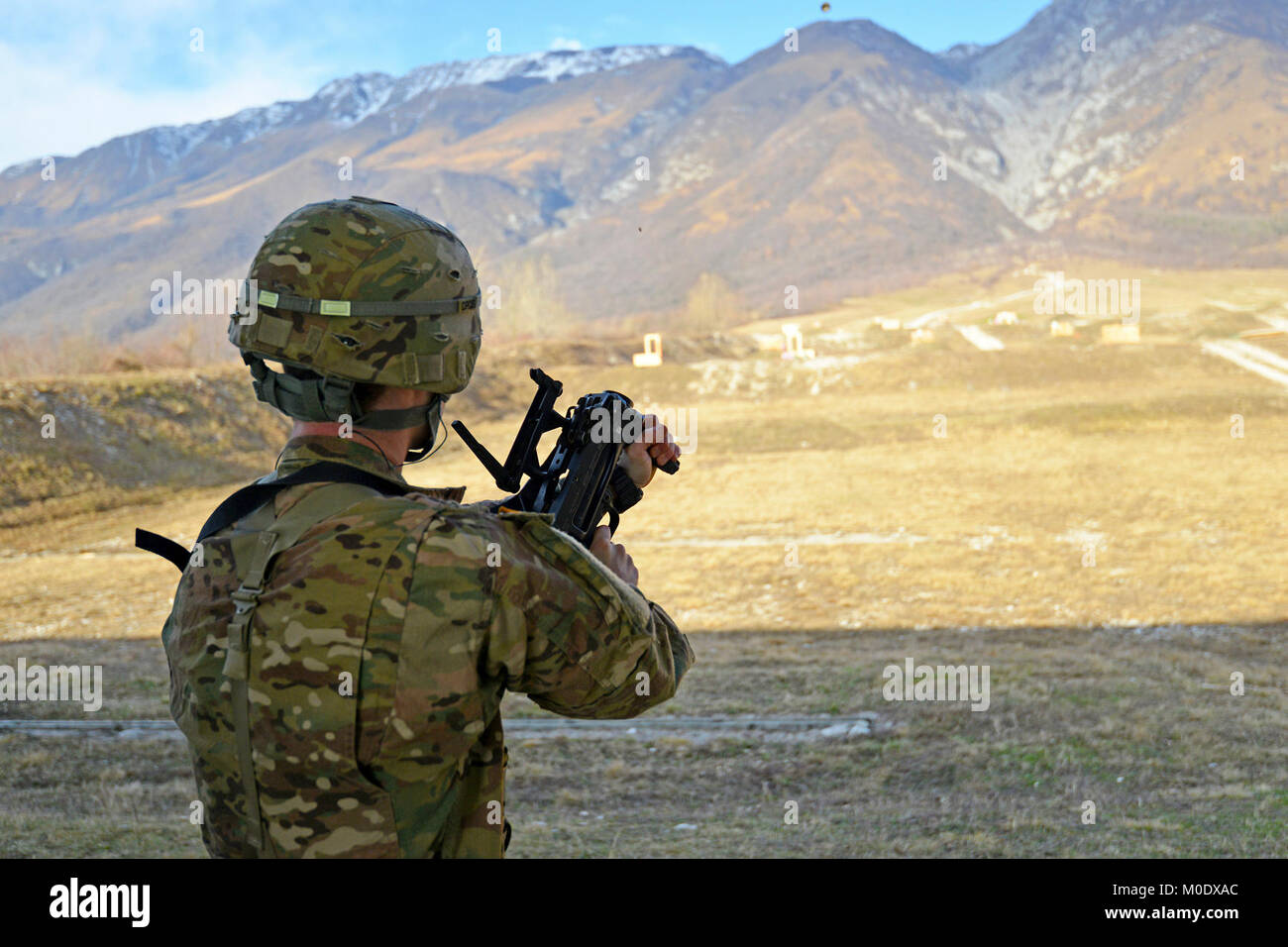 U.S. Army Paratrooper assigned to the 1st Battalion, 503rd Infantry ...