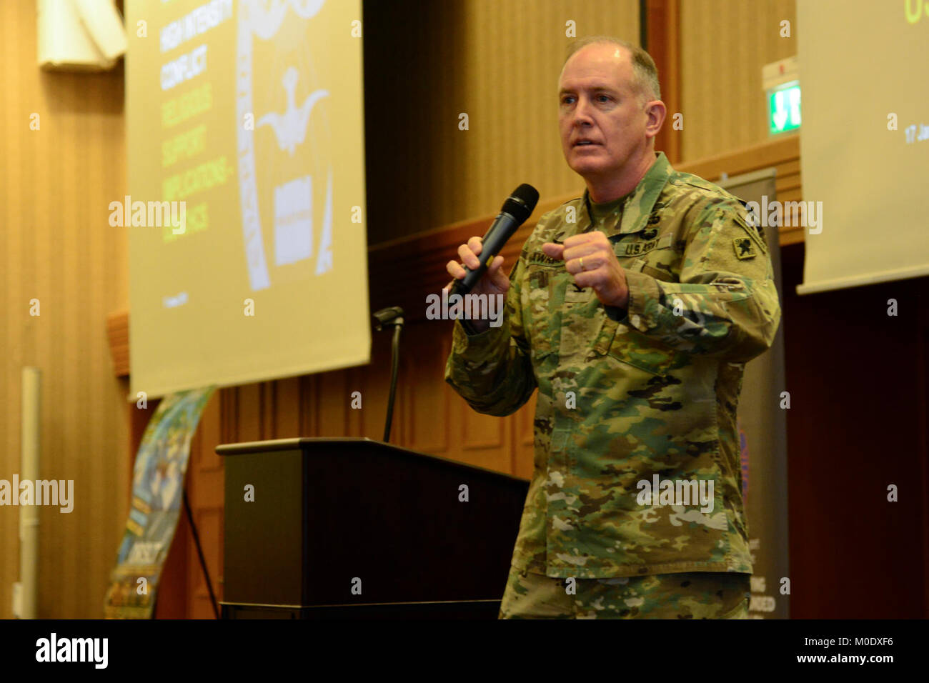 U.S. Army Chaplain (Col.) Jeffery Hawkins, Commandant of the Chaplain ...