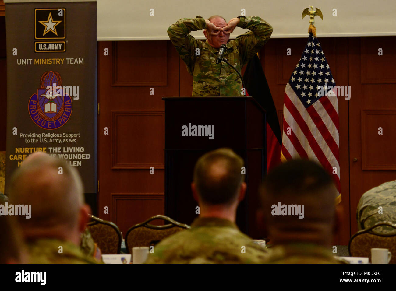 U.S. Army Chaplain (Col.) Jeffery Hawkins, Commandant of the Chaplain ...