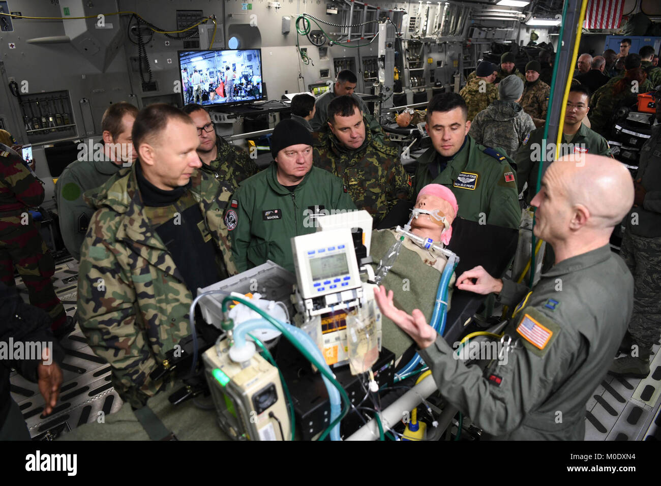 U.S. Air Force Capt. Arik Carlson, 10th Expeditionary Aeromedical ...