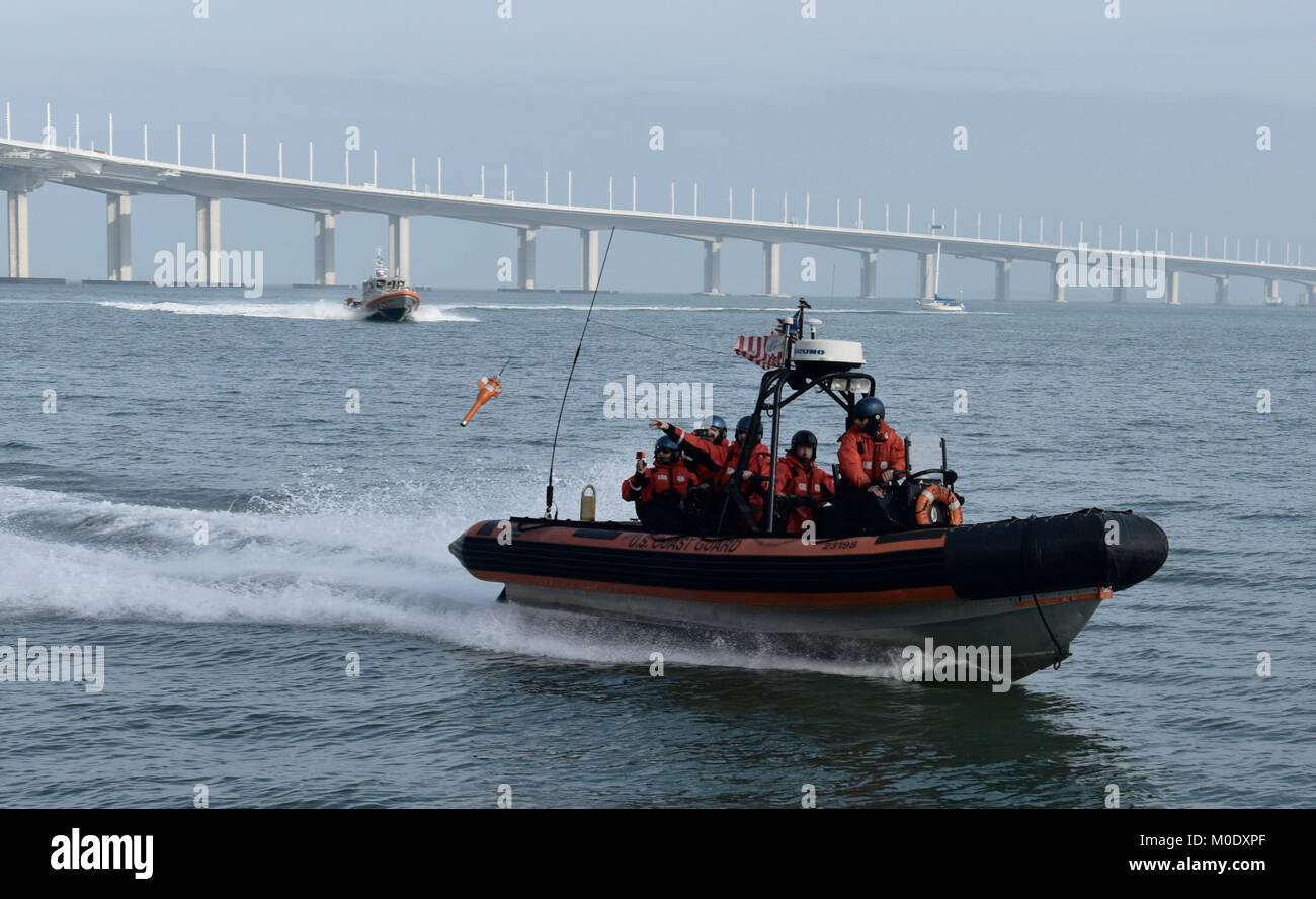 A Coast Guard 26-foot Over-the-Horizon Interceptor boat from Coast ...