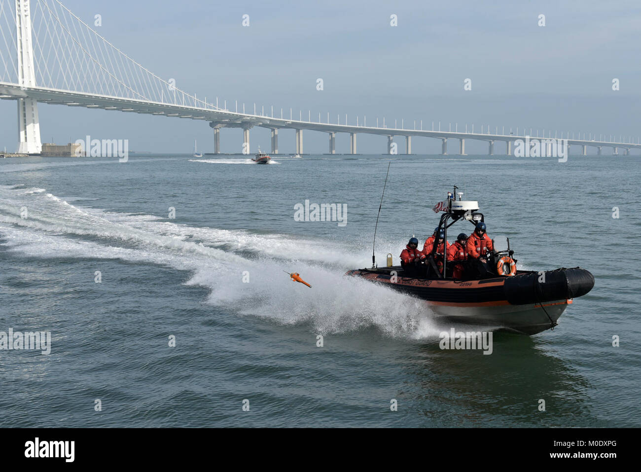 A Coast Guard 26-foot Over-the-Horizon Interceptor boat from Coast ...