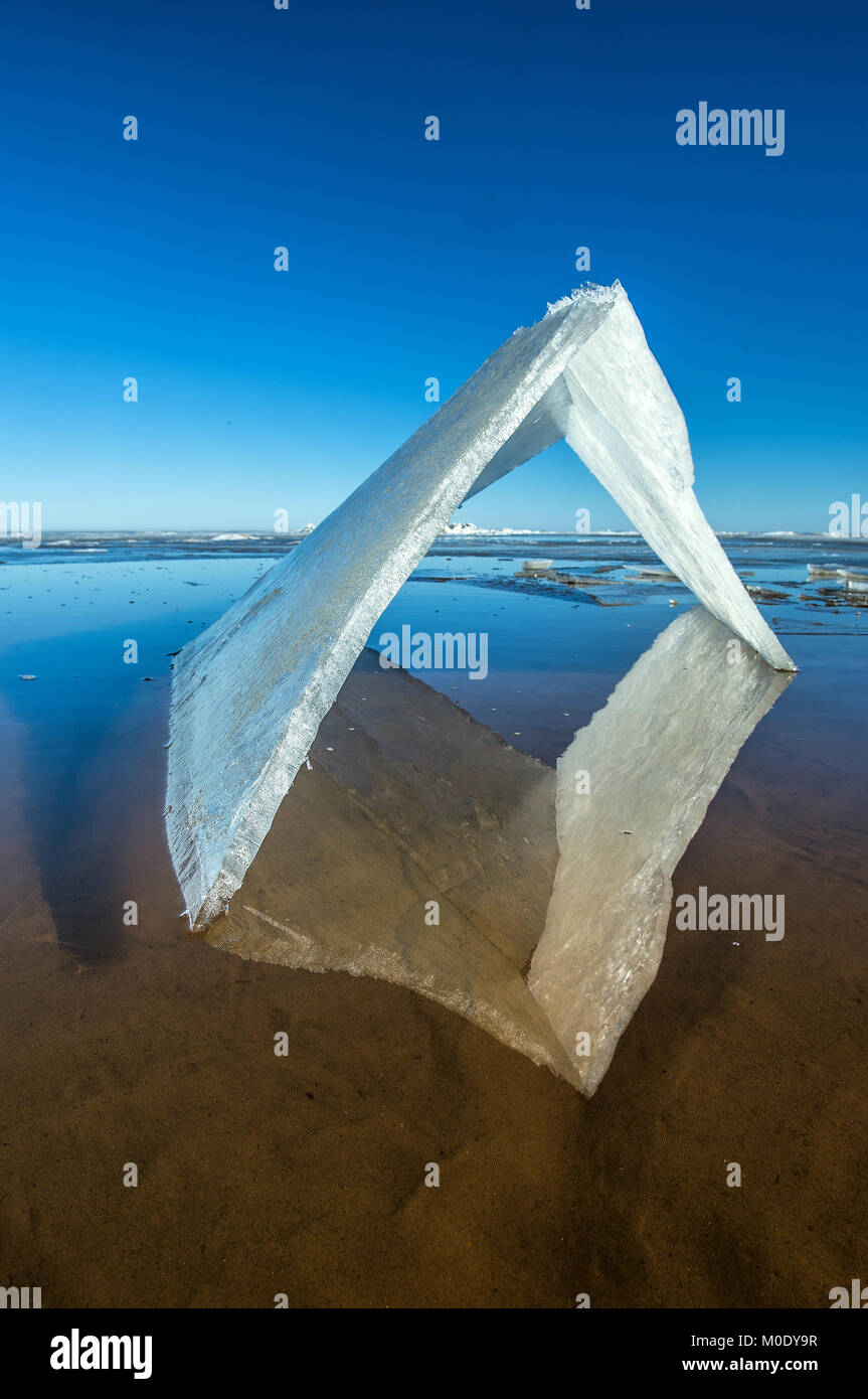 kaleidoscope. the abstract background of ice structure. Winter. Ice on ...