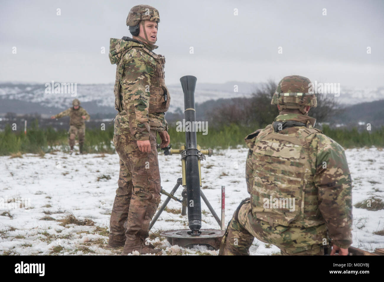 U.S. Soldiers assigned to Headquarters and Headquarters Company, 1st ...