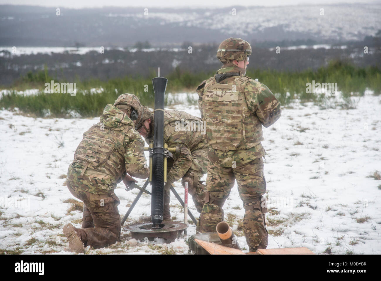 U.S. Soldiers assigned to Headquarters and Headquarters Company, 1st ...