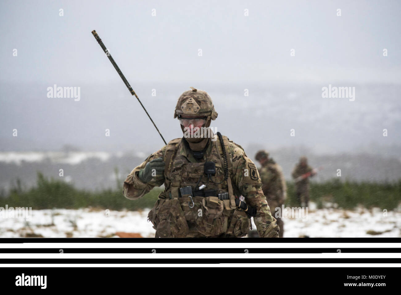 U.S. Soldiers assigned to Headquarters and Headquarters Company, 1st ...