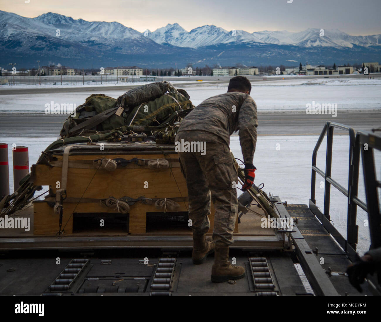 U.S. Air Force Senior Airman Roger Blumhorst, 773d Logistics Readiness ...
