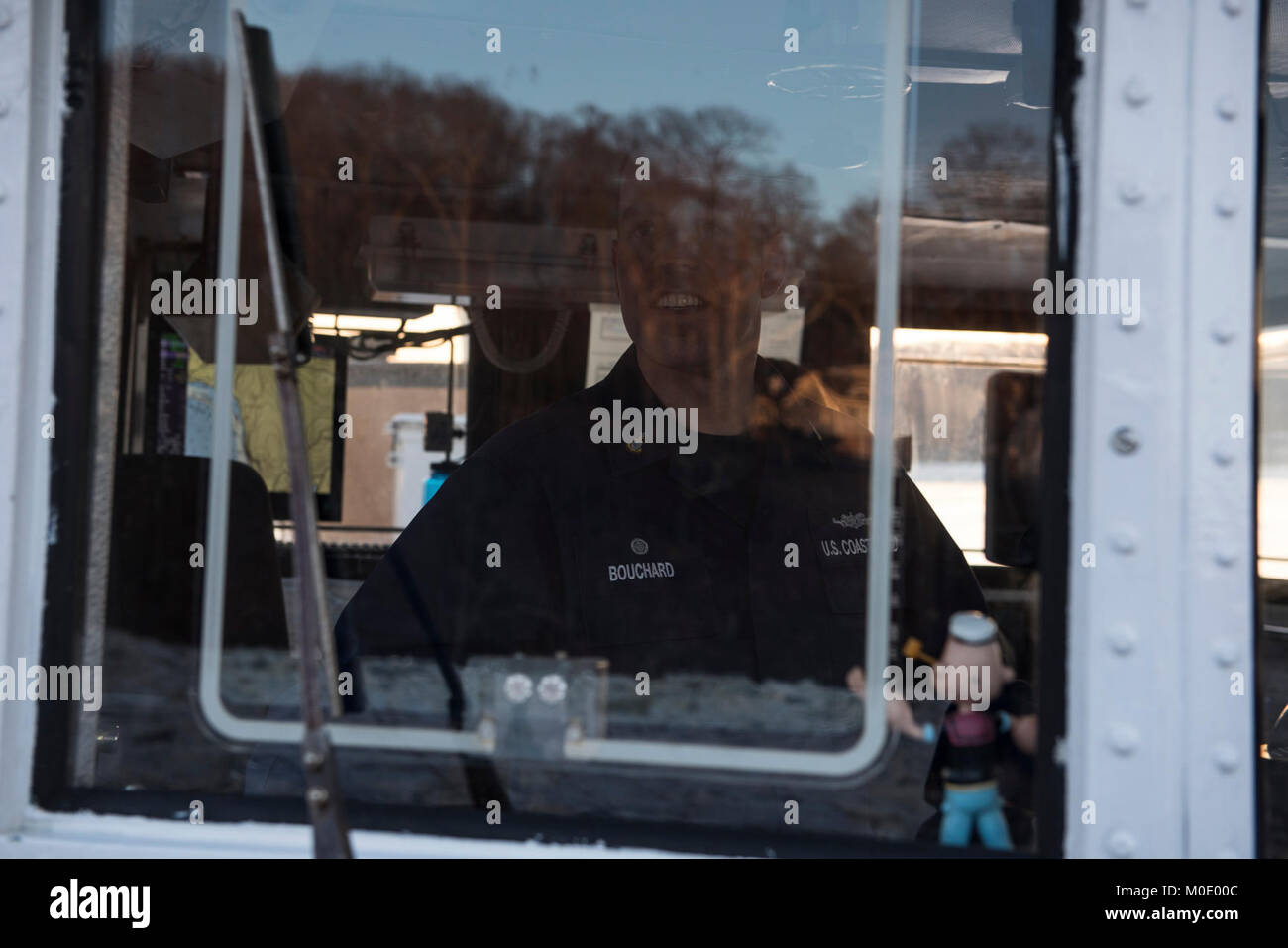 Senior Chief Petty Officer Patrick Bouchard, officer in charge of the ...