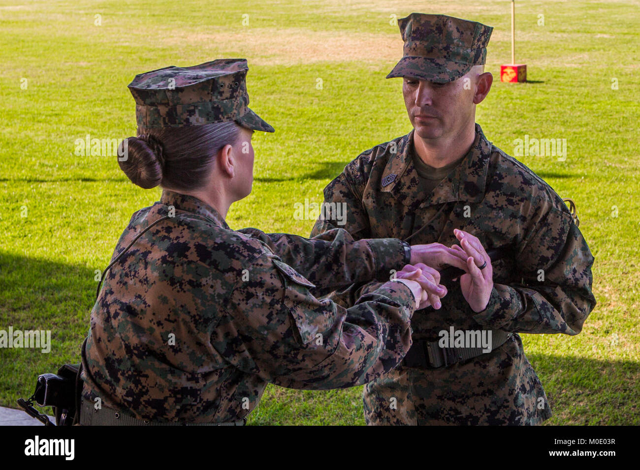 Col. Dawn R. Alonso, commanding officer, I Marine Expeditionary Force ...