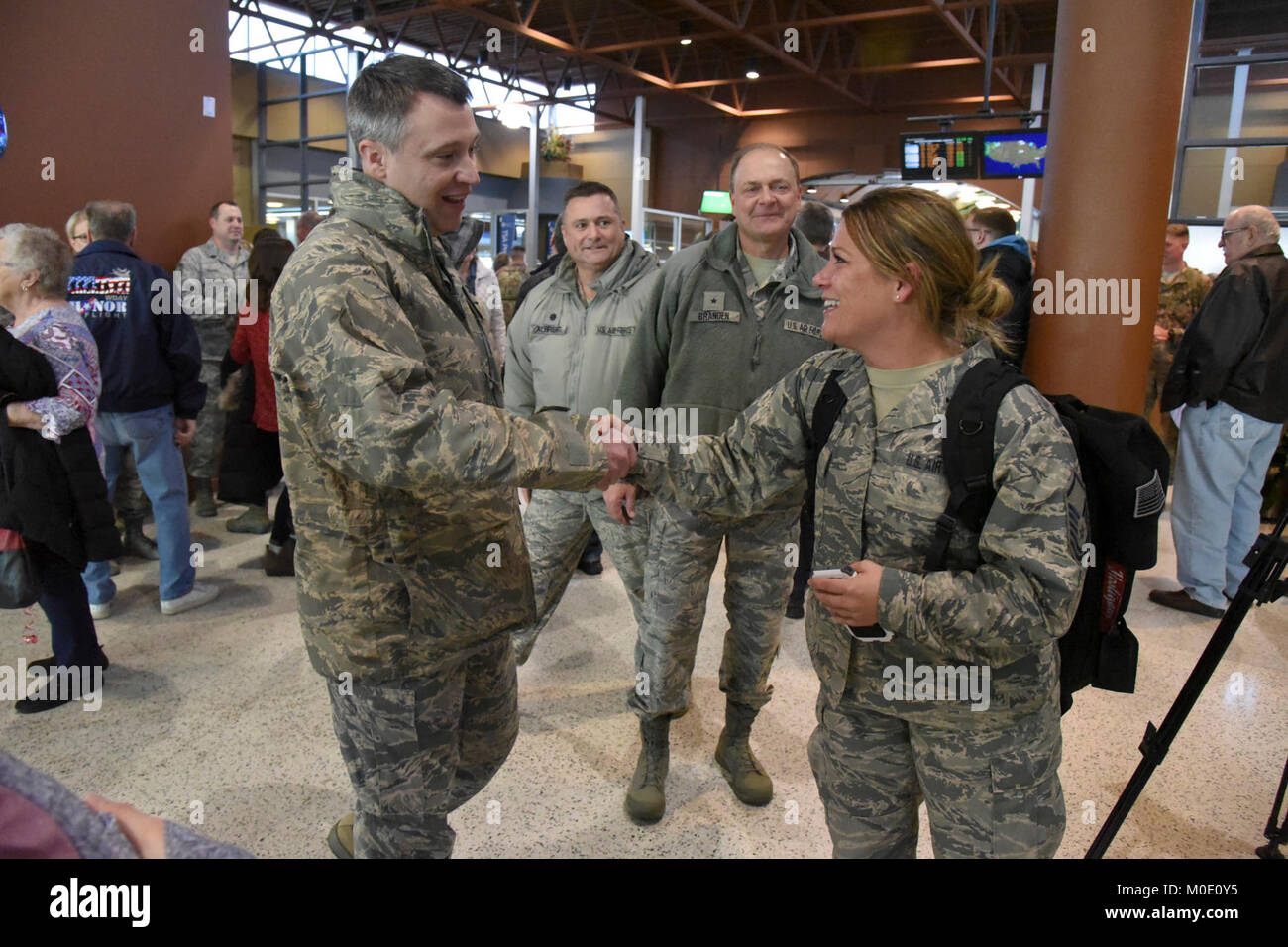 U.S. Air Force Col. Britt Hatley, the 119th Wing commander, North ...