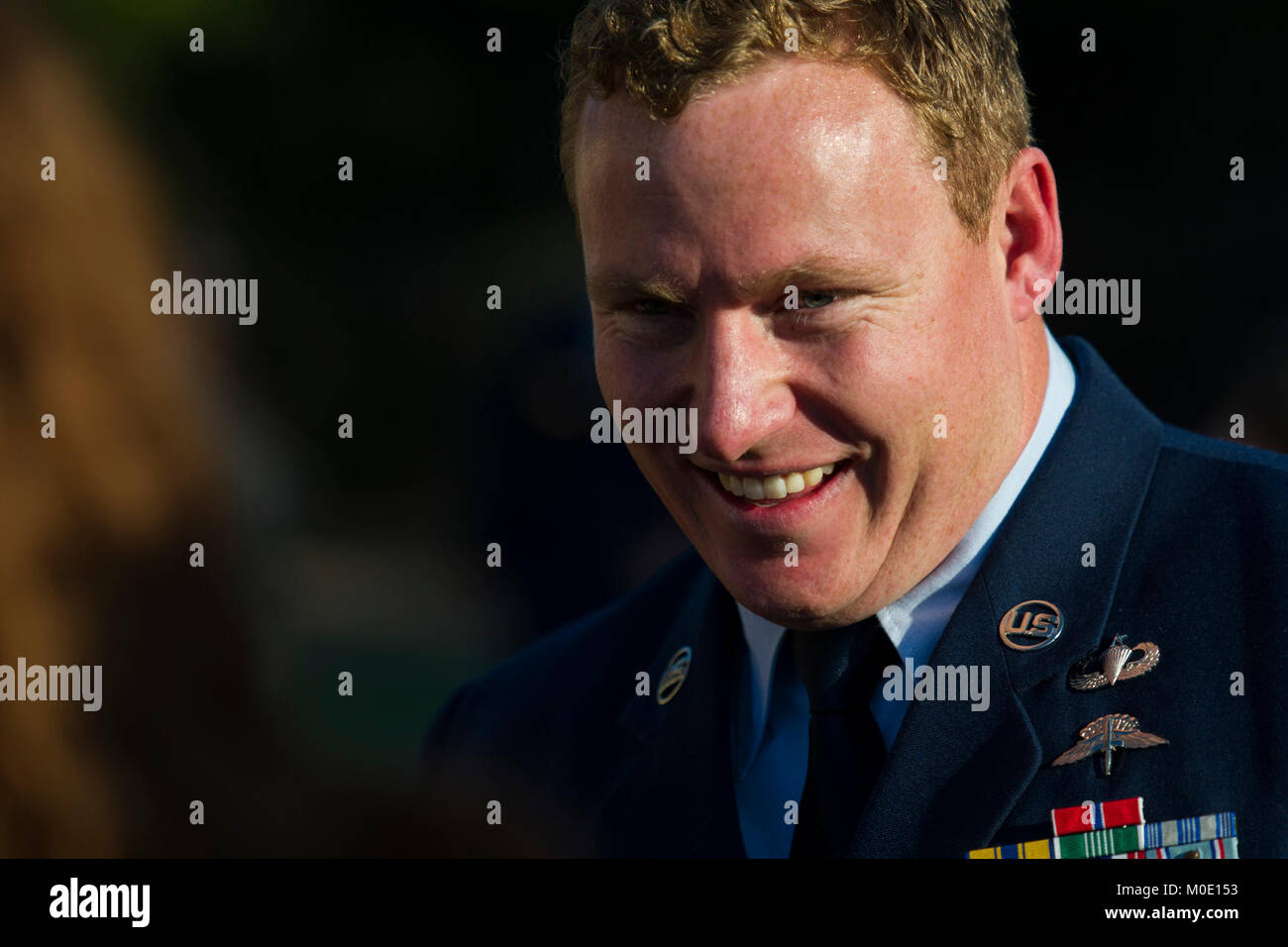 U.S. Air Force Staff Sgt. Christopher Lewis, a combat controller with ...