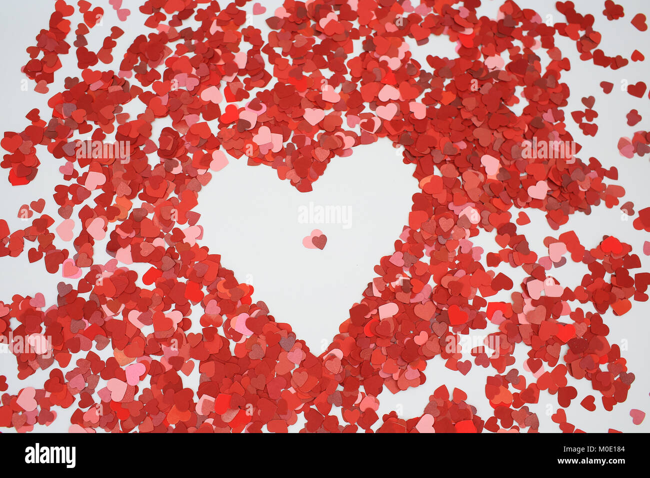 heart background with many small heart Stock Photo - Alamy