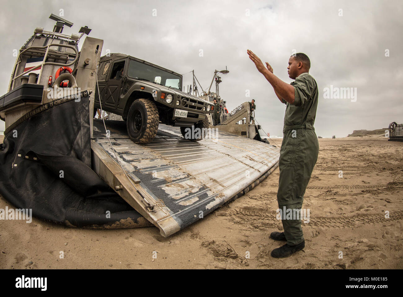 MARINE CORPS BASE CAMP PENDLETON, Calif. – A U. S. Navy sailor with ...