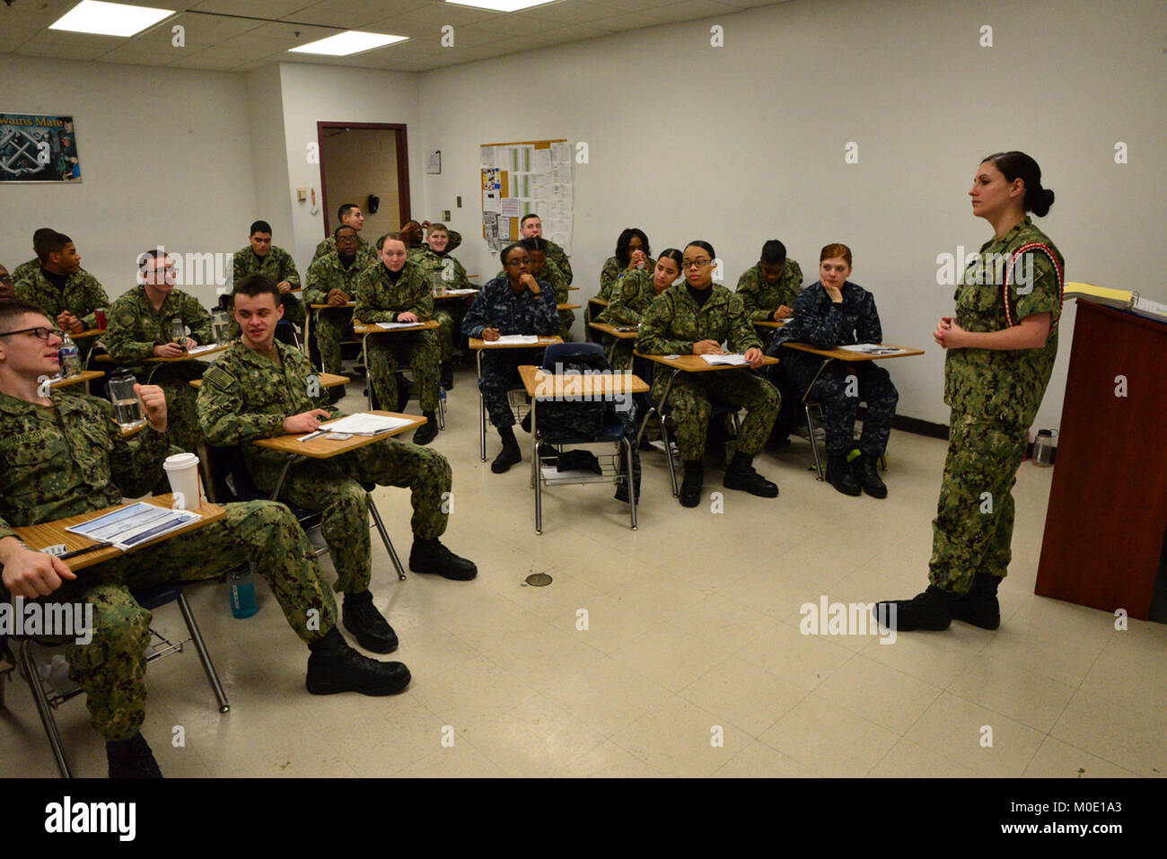 GREAT LAKES, Il (Jan. 19, 2018) Navy Military Training Instructor ...