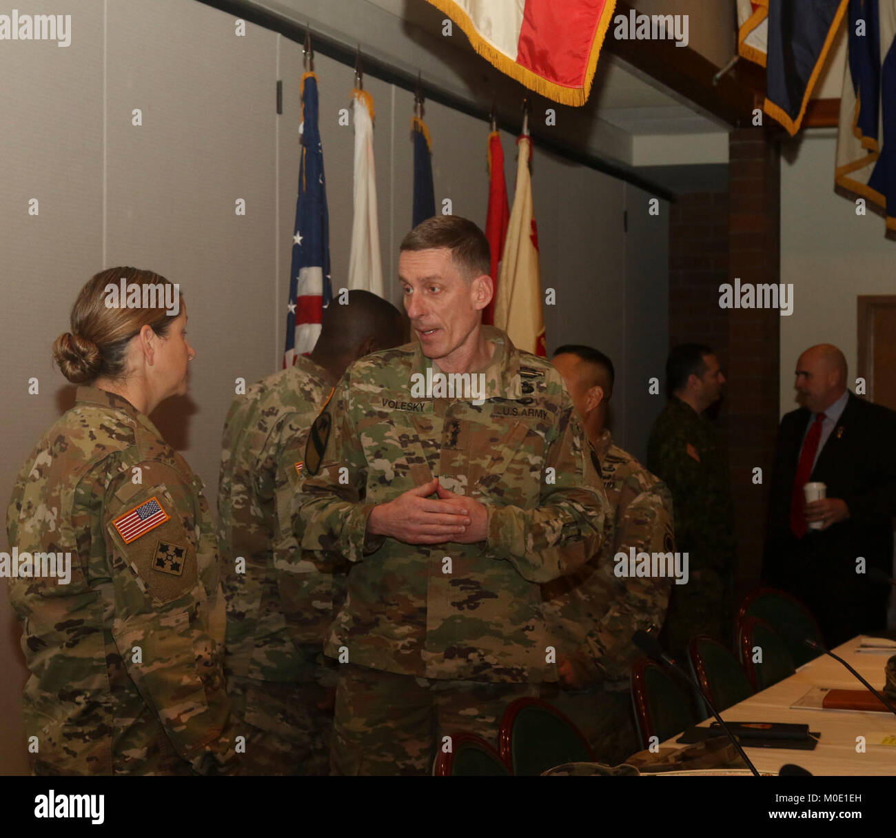 Lieutenant General Gary Volesky, the I Corps Commanding General on ...