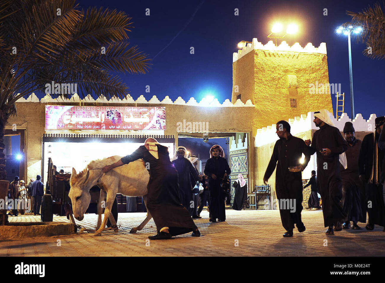 Saudi people donkey hi-res stock photography and images - Alamy