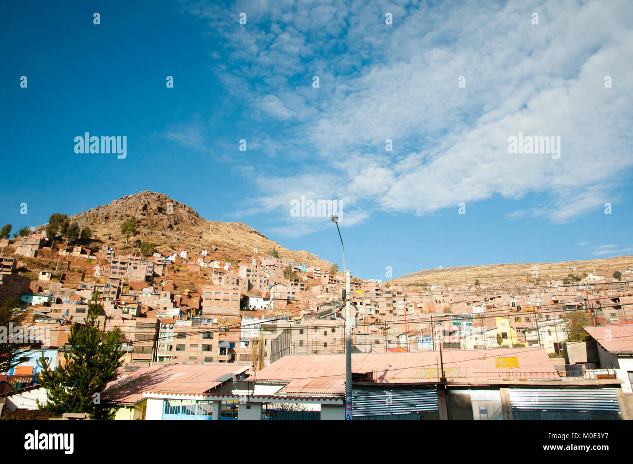 Puno Town - Peru Stock Photo - Alamy