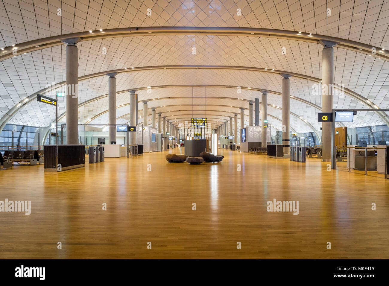 Oslo, Norway - January 2018: Oslo Gardermoen International Airport ...