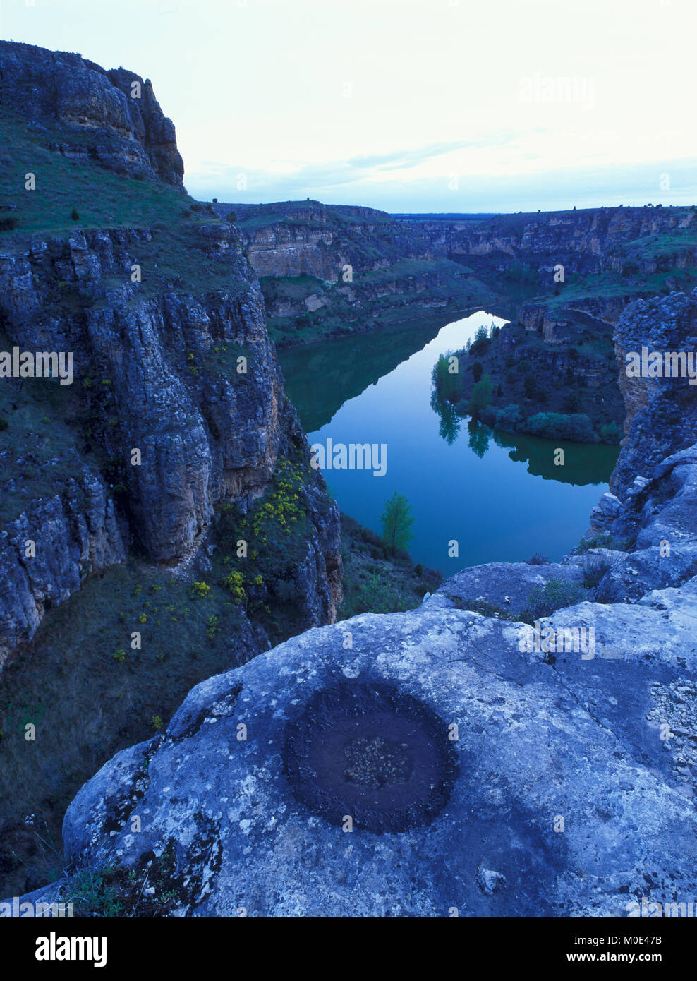 Duratón canyon, Segovia, Castilla y León, Spain, Europe Stock Photo - Alamy