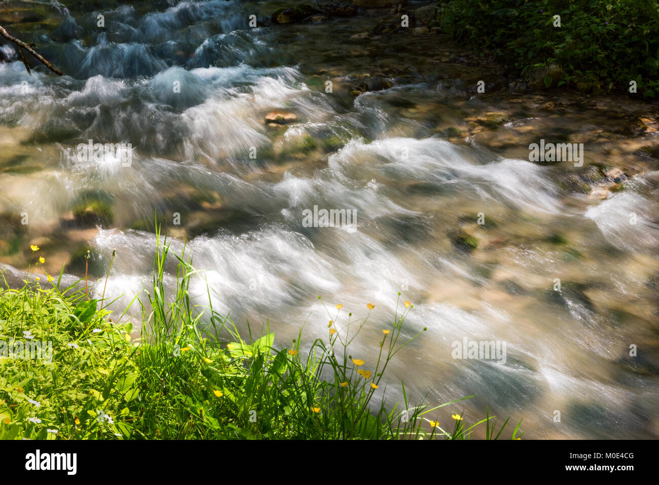 Water in fast mountain stream hi-res stock photography and images - Alamy