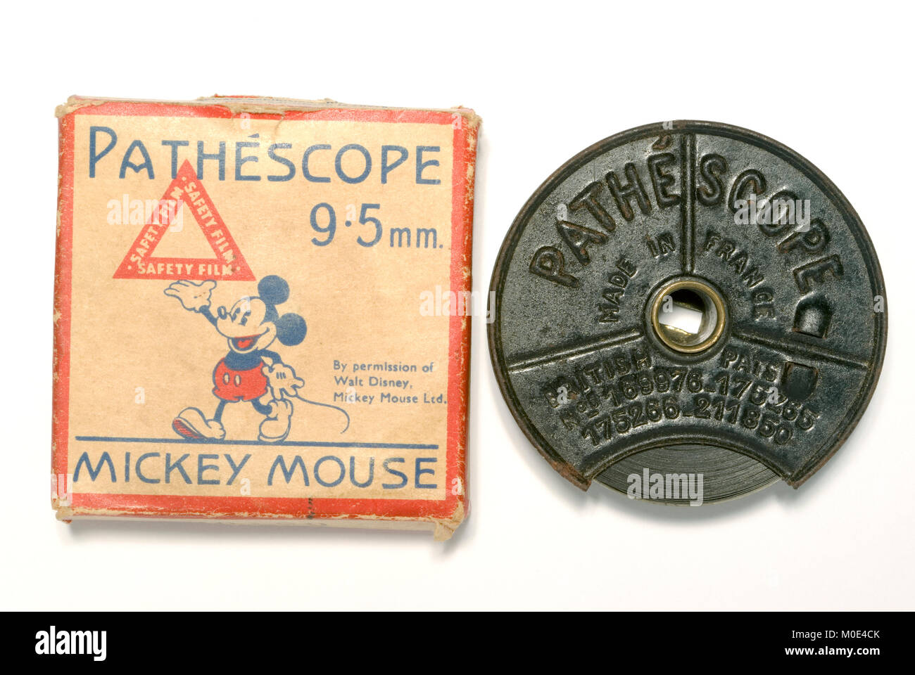 Pathescope 9.5mm film Stock Photo - Alamy