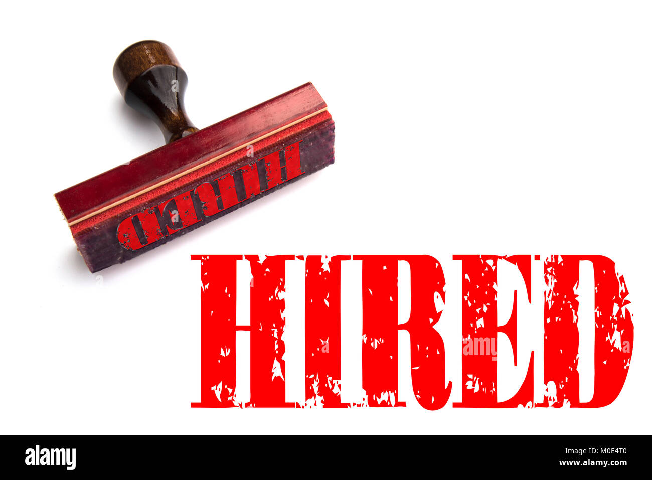Hired stamp hi-res stock photography and images - Alamy