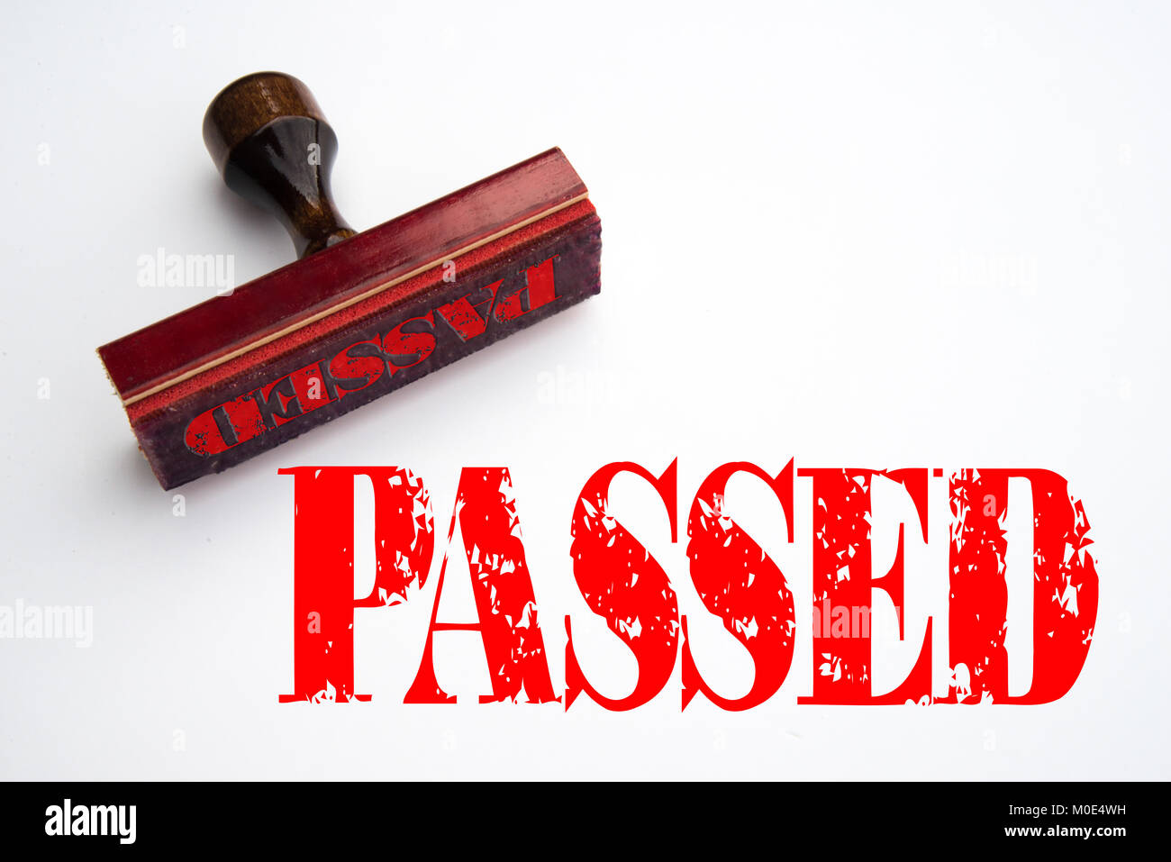 PASSED rubber stamp Stock Photo - Alamy