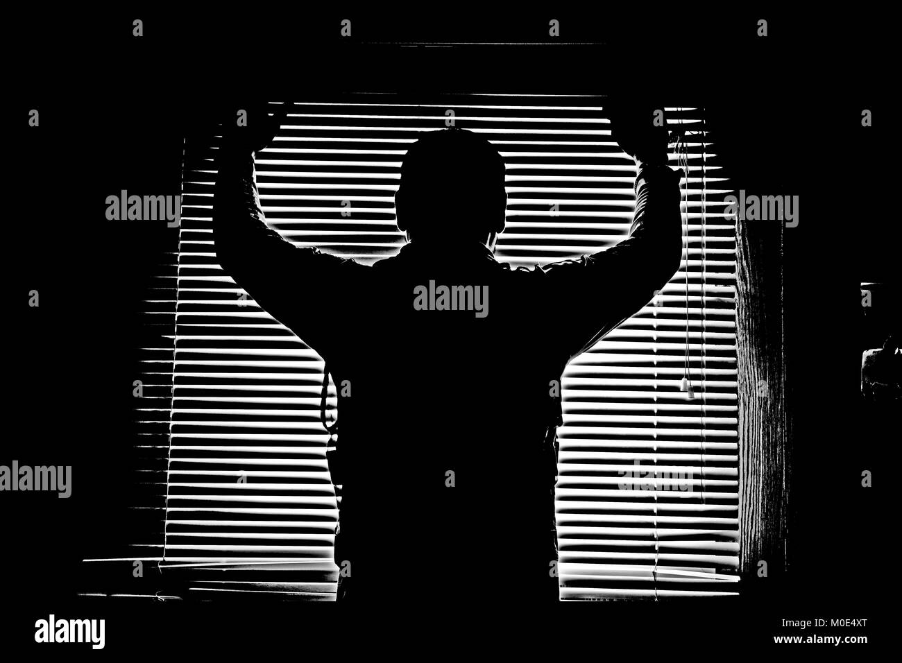 Shadow figures with hands hi-res stock photography and images - Alamy