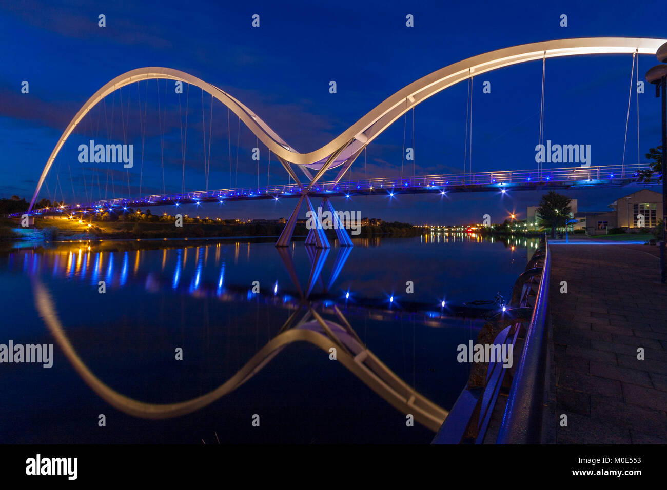 Infinity Bridge,Stockton on Tees,England,UK Stock Photo - Alamy