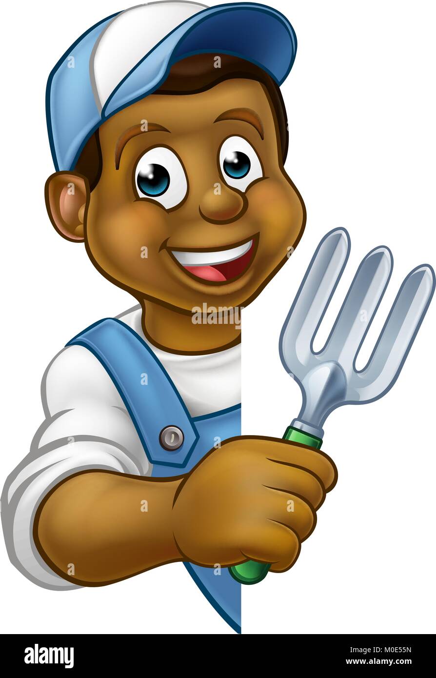 African american repairman Stock Vector Images - Alamy