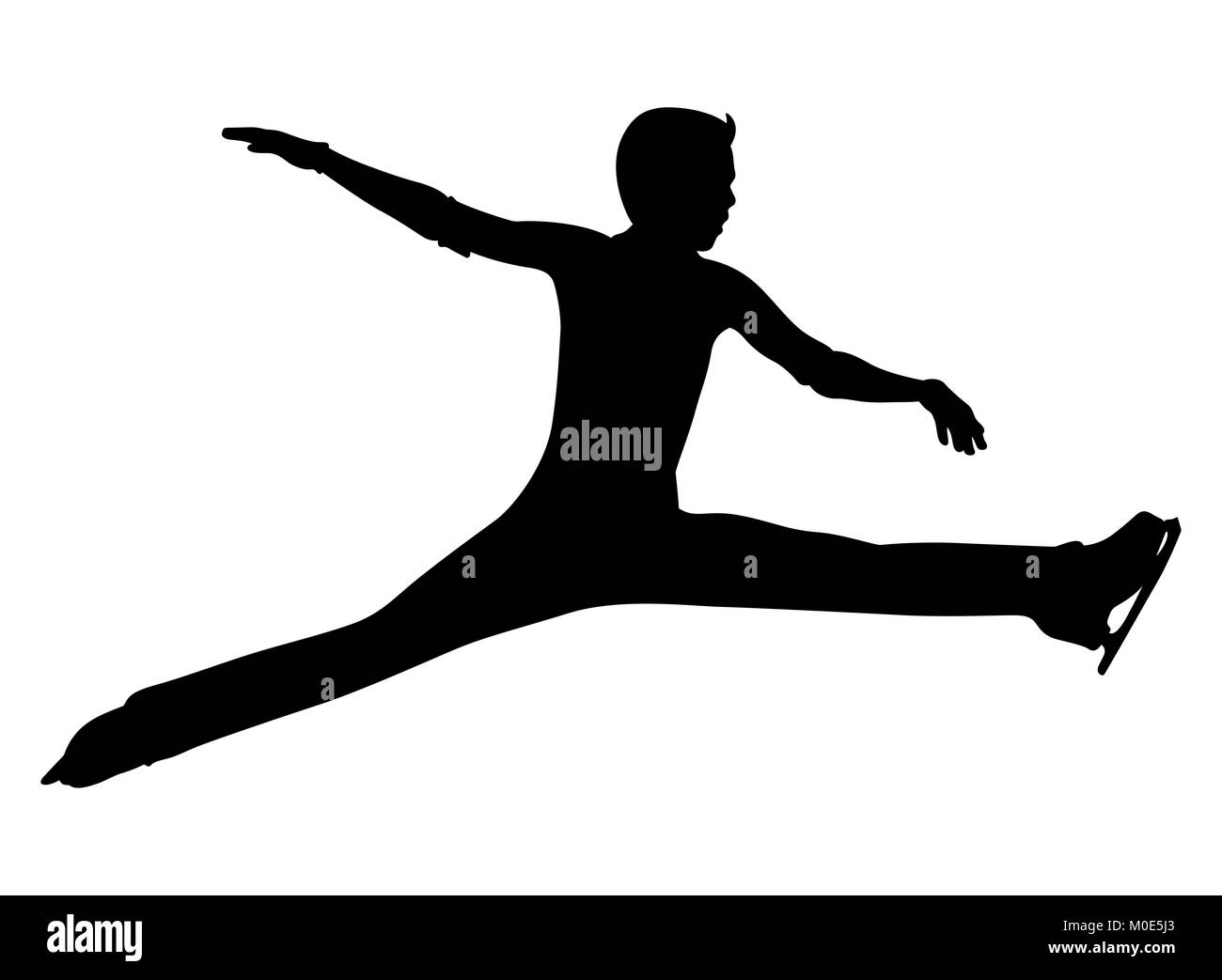 Split jump Cut Out Stock Images & Pictures - Alamy