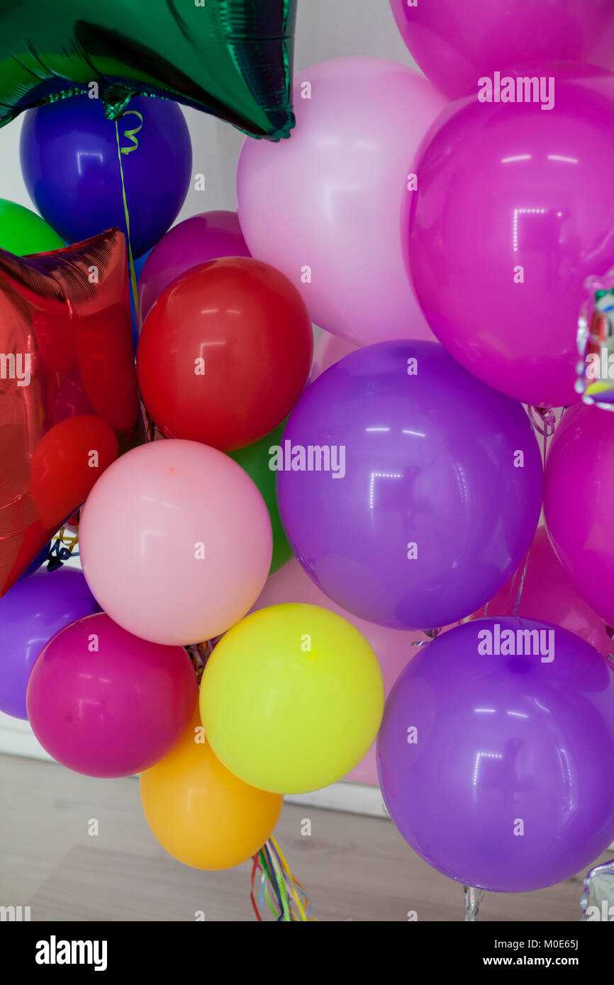 colorful balloons on holiday Stock Photo - Alamy