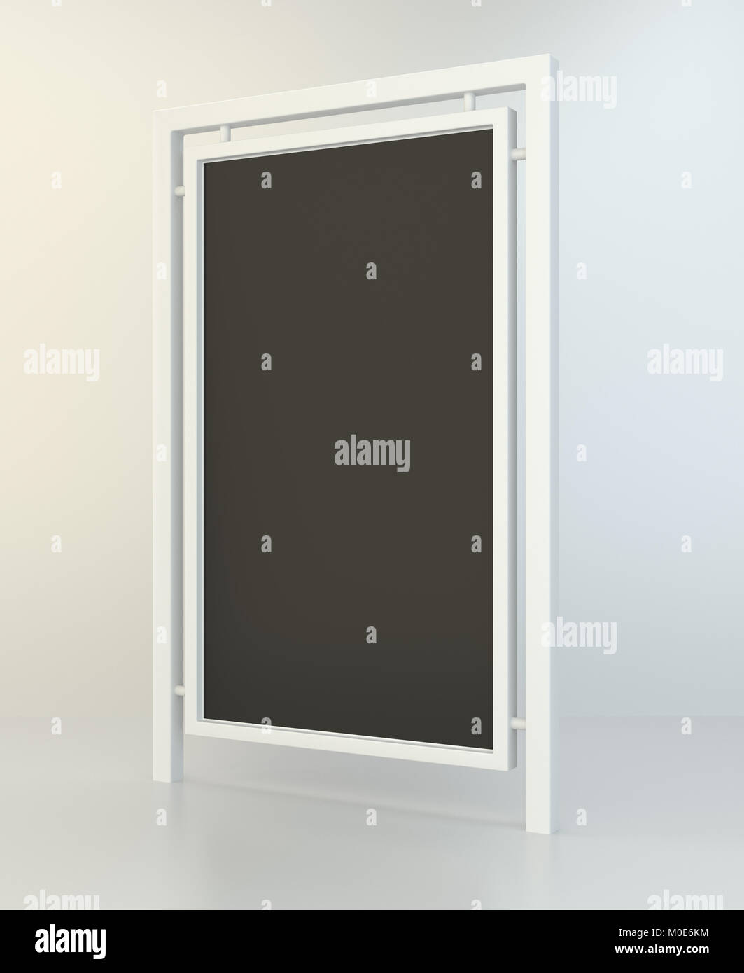 Outdoor advertising displays. Rolling poster display 3d Illustration ...