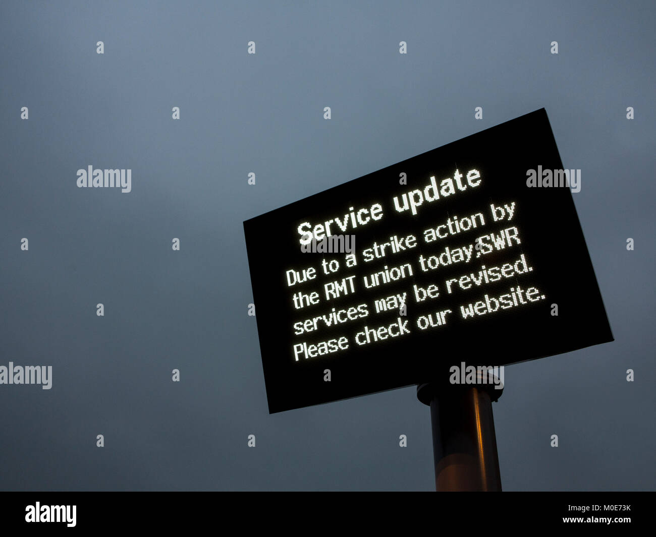 Cancelled train sign hi-res stock photography and images - Alamy