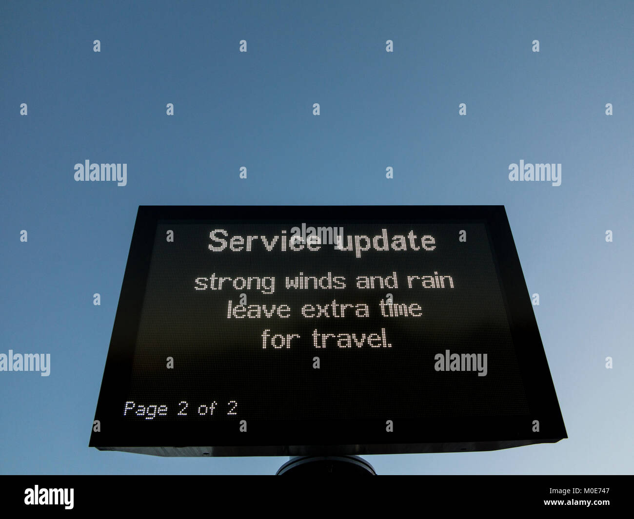 Train service delays hi-res stock photography and images - Alamy