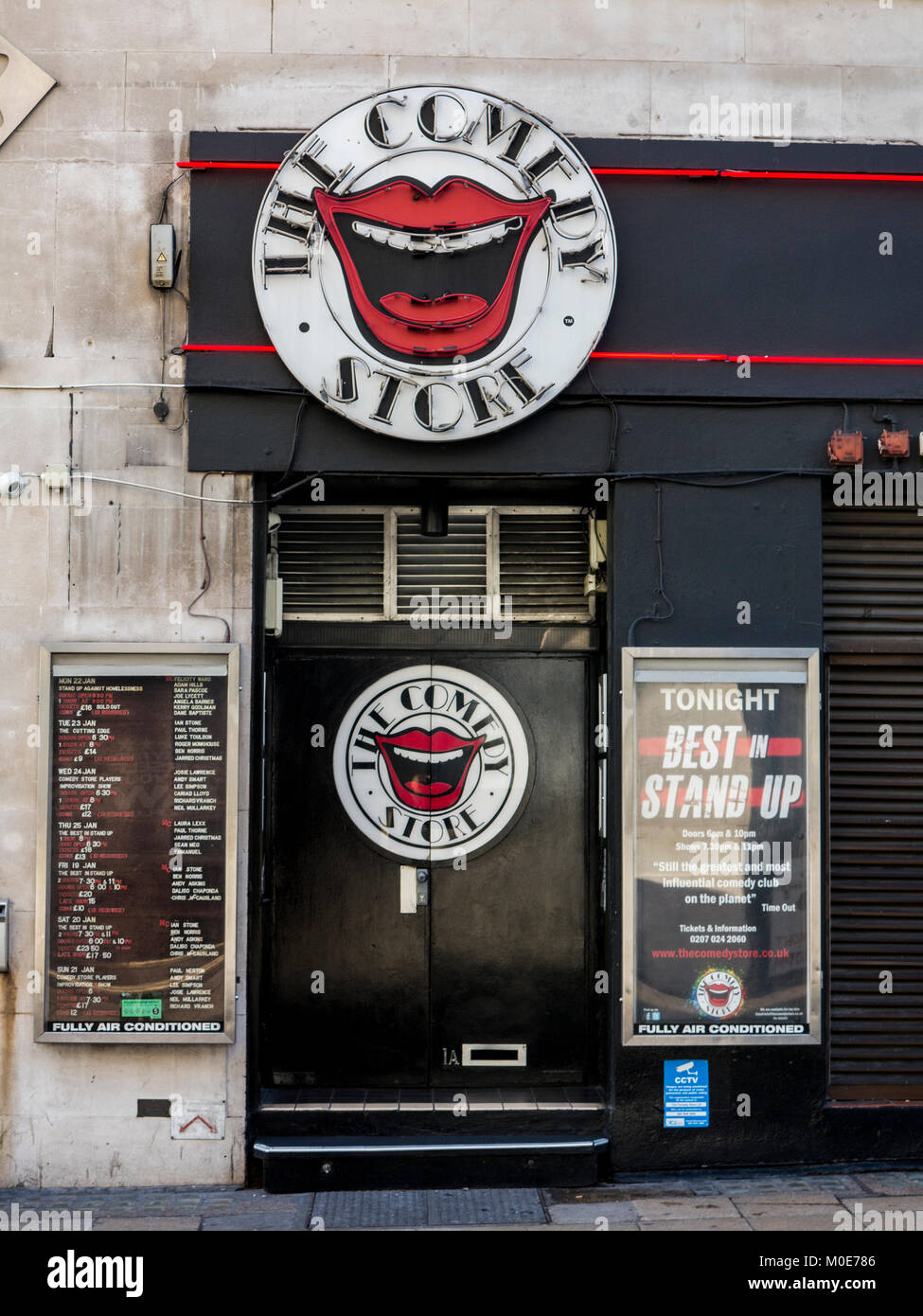 The Comedy Store in daylight, before the fun starts in the evening ...