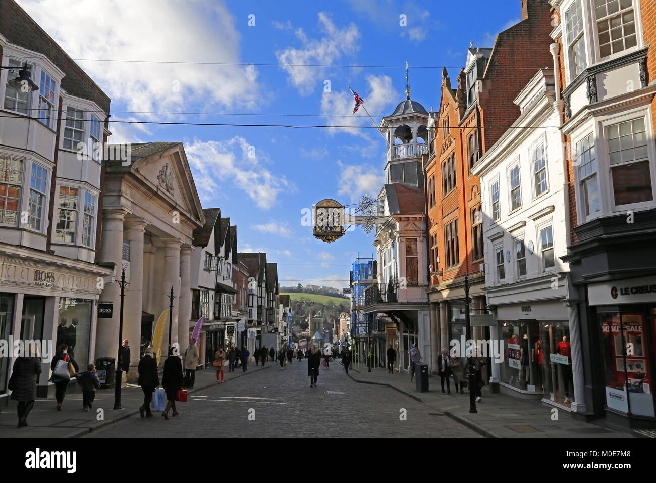 Guildford tunsgate arch hi-res stock photography and images - Alamy